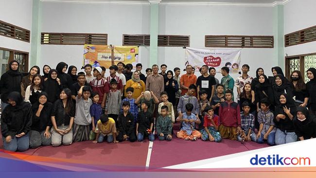 Aksi Mahasiswa UPN Surabaya Sosialisasi Bahaya Bullying pada Anak