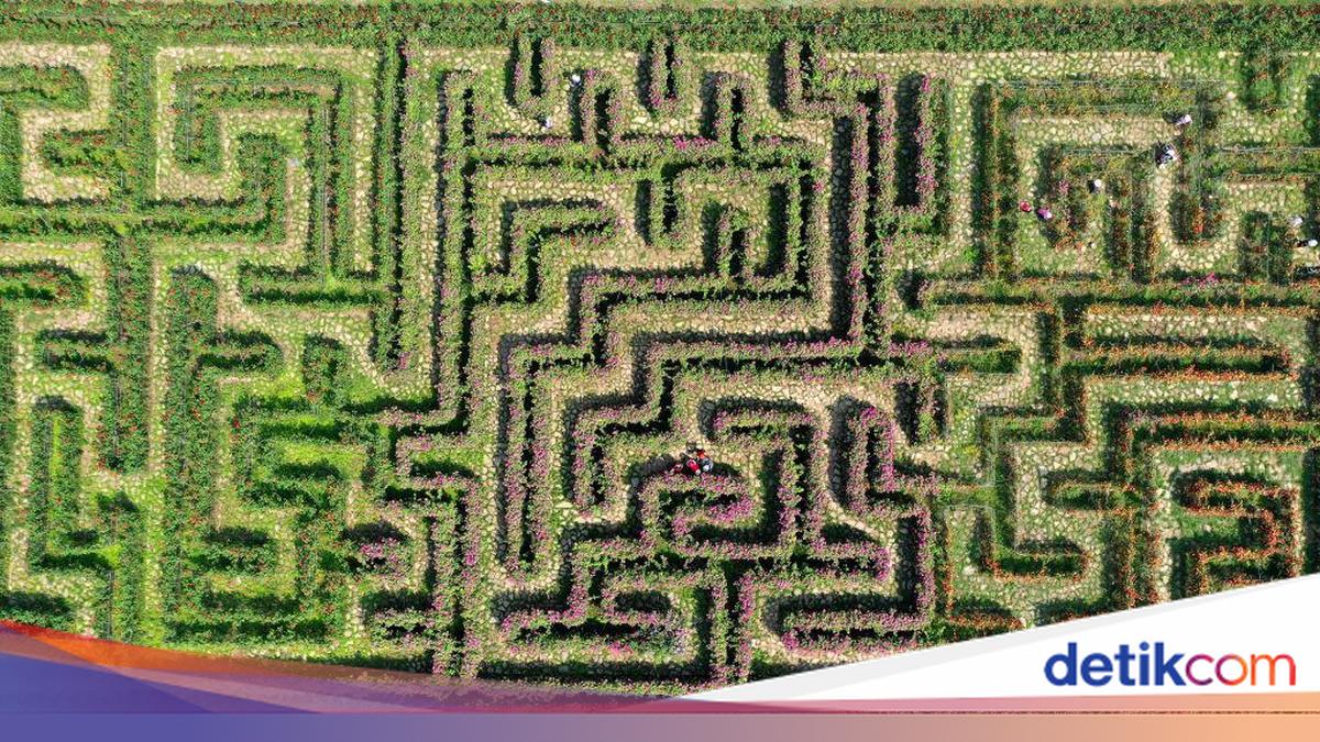 Lanskap Taman Labirin yang Indah di Qianxinan