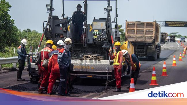 Sepekan Jelang Lebaran, Perbaikan Ruas Tol Kayu Agung-Palembang Dikebut