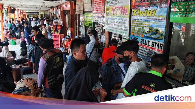 Terkini di Terminal Kalideres Jelang Lebaran Idul Fitri