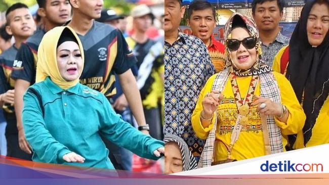 10 Potret Hedon-Nyentrik Reihana yang 14 Tahun Jabat Jadi Kadinkes Lampung