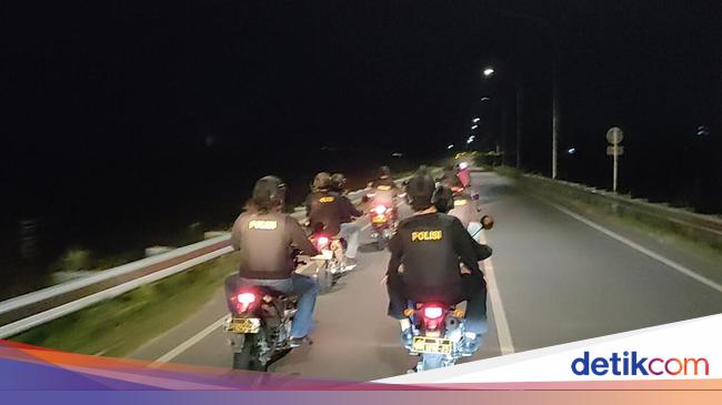 Tim Gabungan Patroli Jalanan Kota Kediri Cegah Kejahatan Jelang Lebaran
