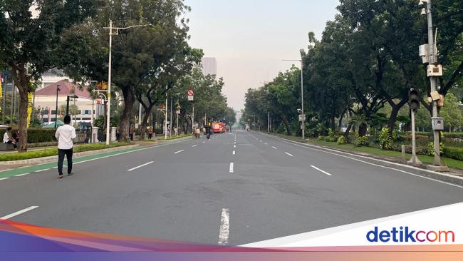 Jalan Medan Merdeka Selatan Depan Balai Kota DKI Dialihkan Jelang Salat Id