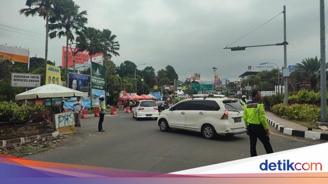One Way Puncak Bogor Berakhir, Lalu Lintas Normal 2 Arah