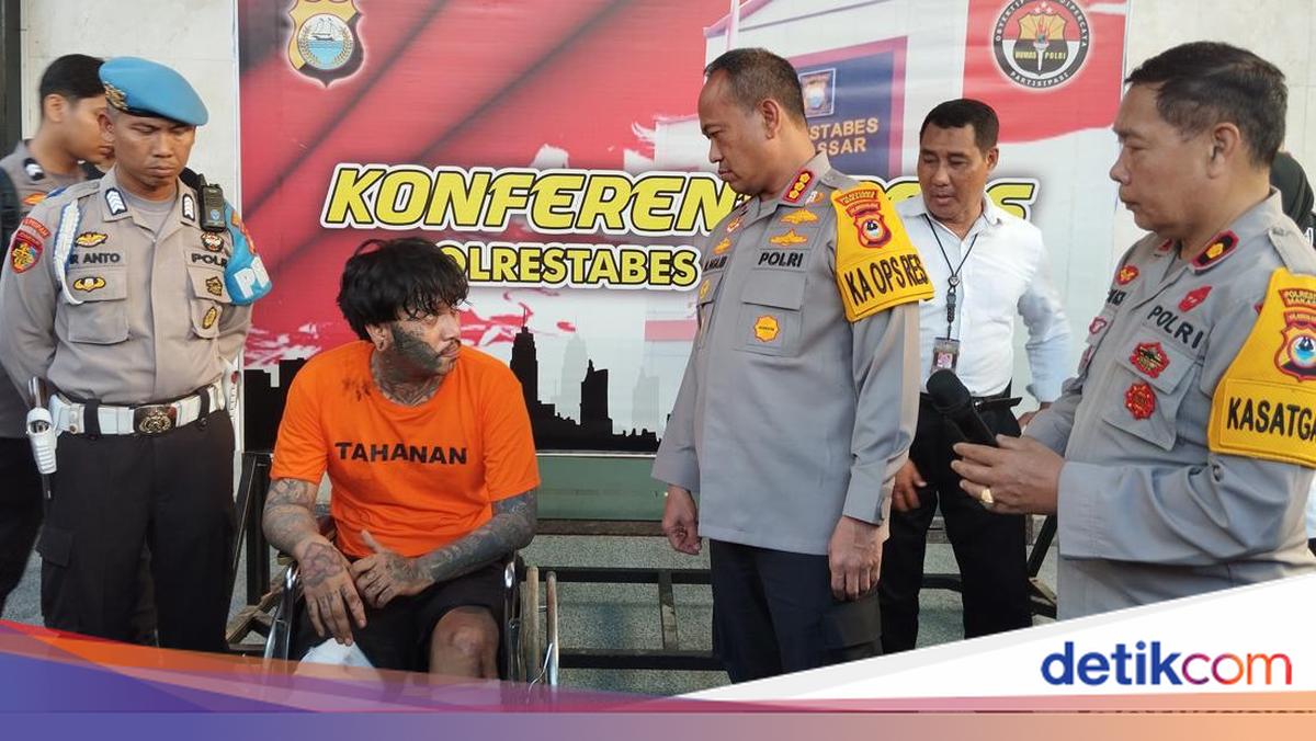 Anggota Geng Motor Bacok Pemudik di Makassar Residivis Baru Keluar Bui