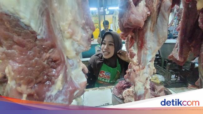 Harga Daging Sapi Jelang Lebaran Ketupat Mahal, Pedagang Mengeluh Sepi Pembeli