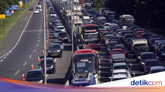 Pemudik Sudah Pada Balik, 1,5 Juta Kendaraan Kembali ke Jabodetabek