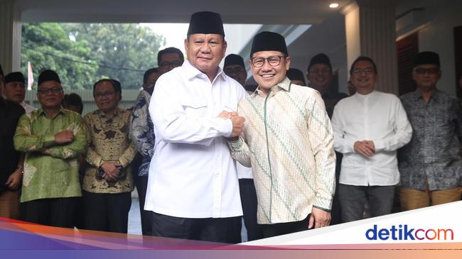 Sambangi Prabowo, Cak Imin Semringah Banget Sambangi Prabowo, Cak Imin Semringah Banget