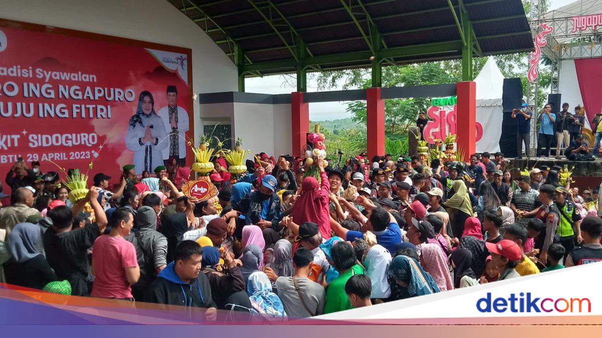 3 Kuintal Ketupat Ludes Diserbu Warga saat Grebeg di Bukit Sidoguro Klaten