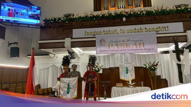 Di Perayaan Paskah, Hasanuddin Wahid Lempar Canda Agar Jemaat Coblos PKB