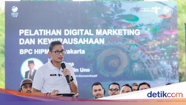 Sandiaga Dorong Digitalisasi Pelaku Umkm Untuk Tingkatkan Daya Saing