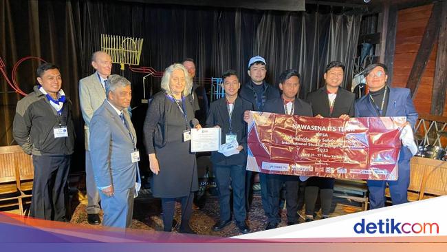 Nawasena ITS Raih Juara 3 Kompetisi Desain Feri Internasional di Amerika