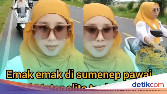 Heboh Aksi Emak-emak di Sumenep 'Pawai Motor Elite Tapi Helm Sulit'