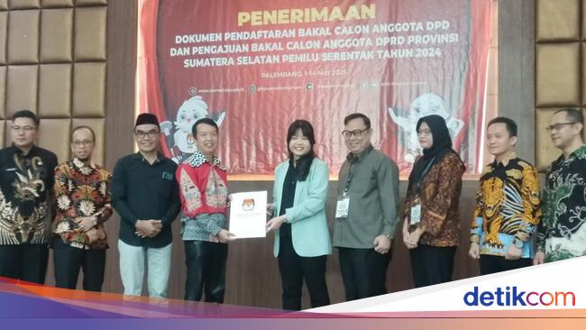 Anak Gubernur Sumsel Herman Deru Resmi Daftar Balon Anggota DPD RI