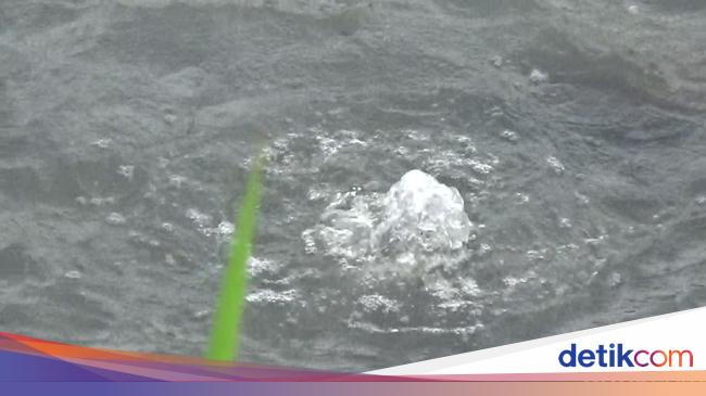 Fenomena Semburan Air Muncul di Kali Asem Kagetkan Warga Lumajang