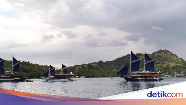 Cantiknya Barisan Kapal Pinisi Jadi Background Venue KTT ASEAN