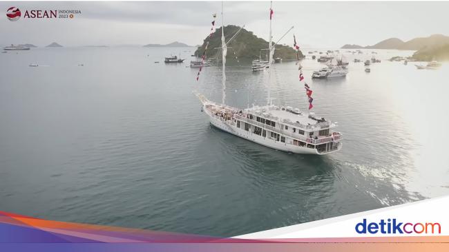 AMMTC ke-17 Labuan Bajo Diawali Welcome Cocktail and Toast di Kapal Pinisi