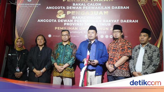 Ini Daftar Lengkap 18 Parpol dan 15 Calon DPD RI Jatim yang Daftar ke KPU