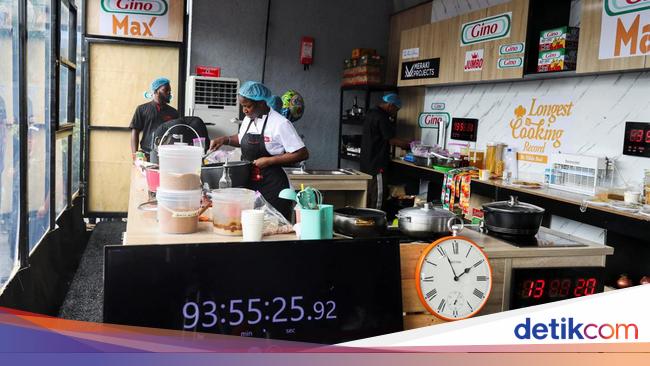 Koki Asal Nigeria Memasak 100 Jam Nonstop Demi Pecahkan Rekor Dunia