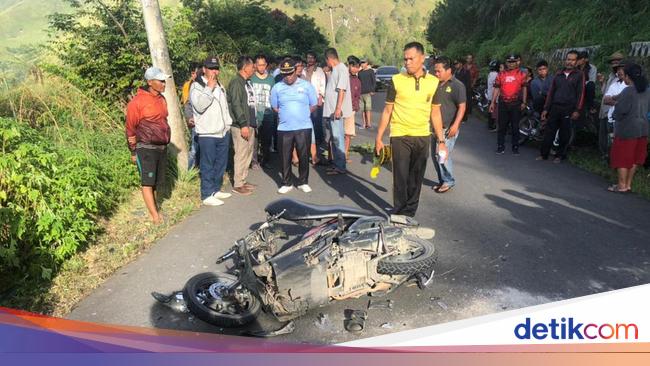 Pelajar Tewas Terjatuh ke Jurang Usai Tabrak Pikap Parkir di Samosir