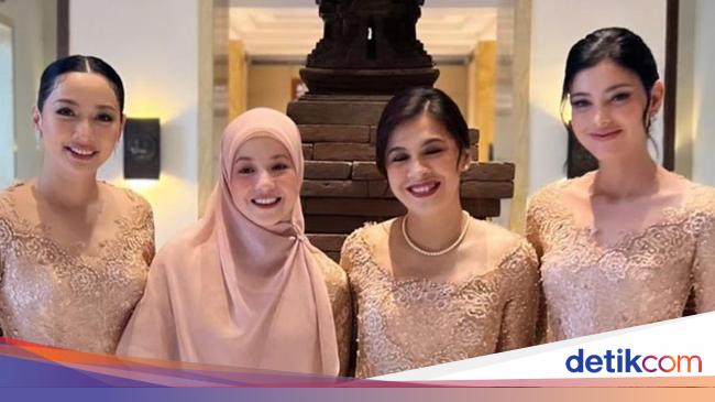 Cantiknya Natasha Rizki yang Datang ke Pernikahan Enzy Storia Bikin Salfok