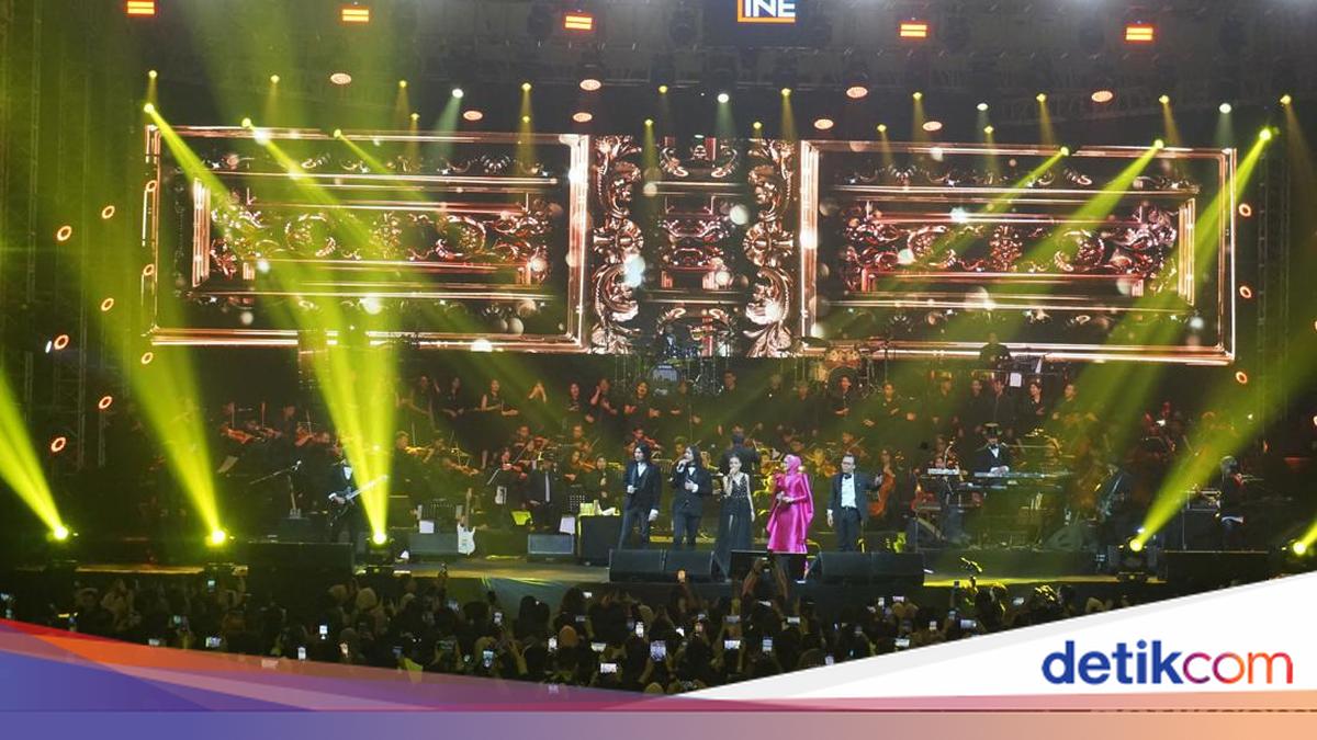 Penampilan Andien hingga Ello dalam Konser Dewa 19 di Surabaya