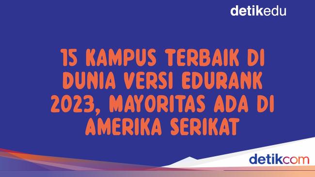 Infografis: 15 Kampus Terbaik Dunia Versi EduRank 2023