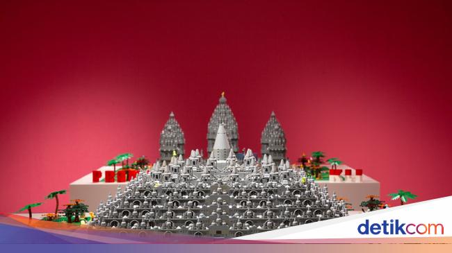 Diorama Candi Borobudur hingga Prambanan Ada di Pameran Lego Nusantara