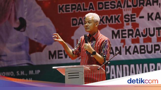 Ke Para Kades di Semarang, Ganjar Titip PR Turunkan Kemiskinan Ekstrem