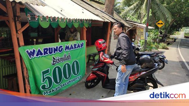 Bayar Rp 5 Ribu Warga Ciamis Bisa Makan Secukupnya, Berkah Euy!