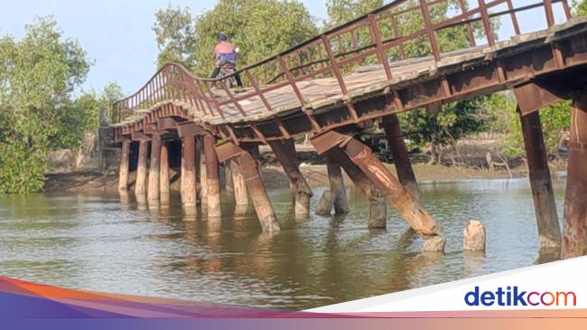 Bahaya! Jembatan di Aceh Timur Bak Roller Coaster, Butuh Perbaikan