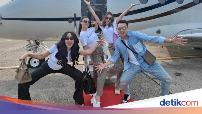 Keseruan Luna Maya & Lucinta Luna ke Jogja Naik Private Jet, Yuk Intip!