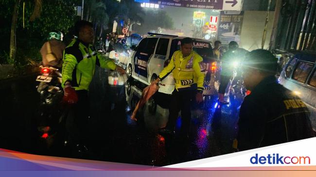 Salip Truk-Senggol Motor Lain, Pemotor di Cileungsi Jatuh dan Tewas
