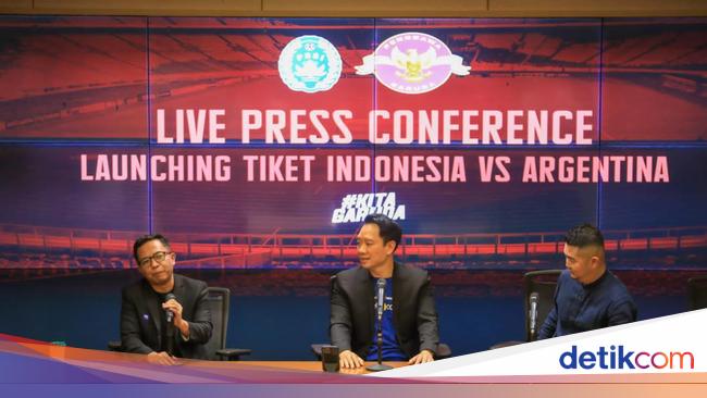 'War' Tiket Indonesia Vs Argentina Mulai Hari Ini, Termurah Rp 600 Ribu
