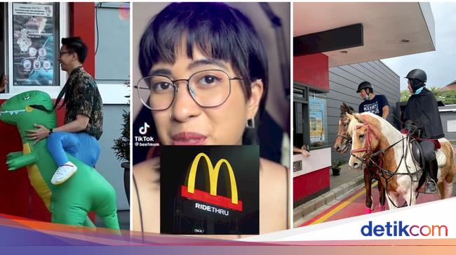 Netizen Ramai-ramai Komentari Aksi Drive Thru Tanpa Kendaraan Netizen Ramai-ramai Komentari Aksi Drive Thru Tanpa Kendaraan