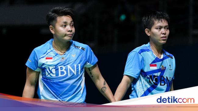 Uber Cup 2024: Apriyani/Fadia Tumbang, Indonesia 1-1 Korea Selatan