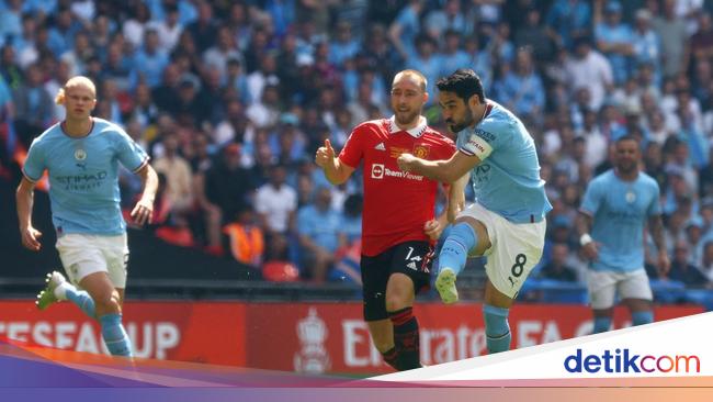 Hasil Final Piala FA: Manchester City Juara Usai Kalahkan MU 2-1