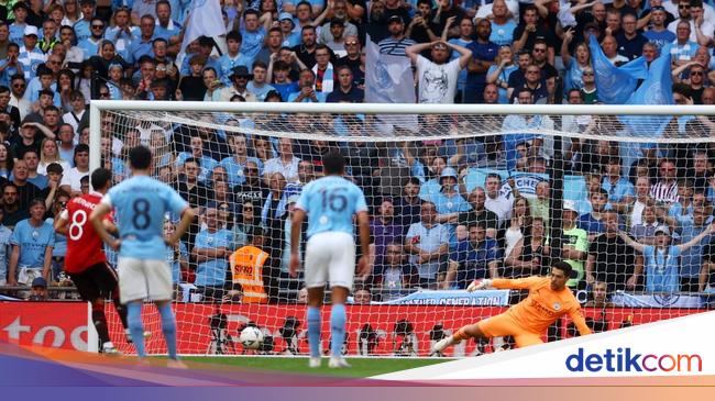 Babak 1 Final FA Man City Vs MU: 1-1