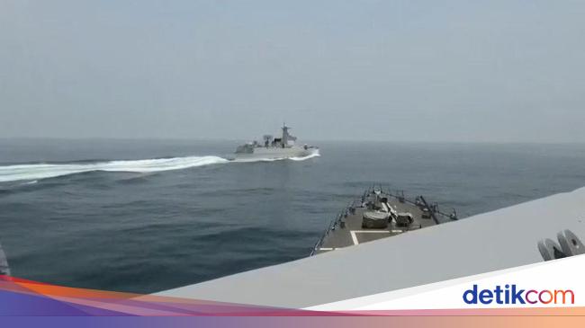 Pertama Kali, Kapal Perang Jepang Patroli di Selat Taiwan