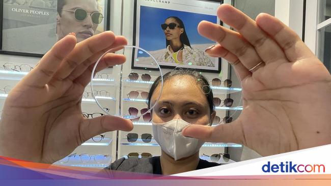 Wujud Lensa Kacamata Terapi Miopi