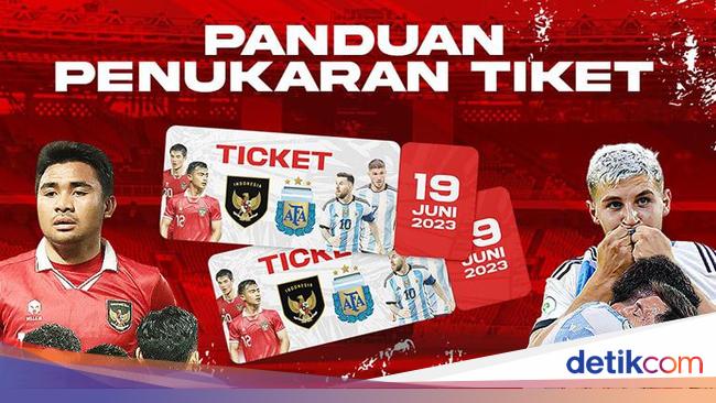 Tata Cara Tukar Tiket Indonesia vs Argentina, Simak Baik-baik!