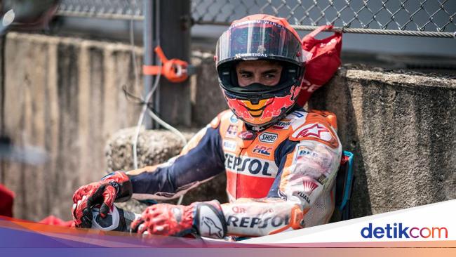 Marc Marquez Crash Lagi Jelang Balapan MotoGP Jerman, Jari Retak