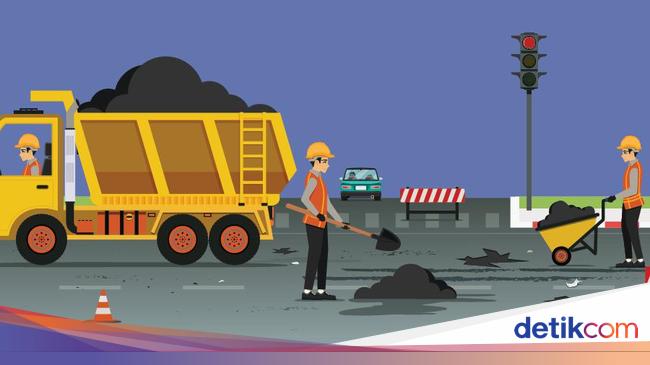 PUPR Perbaiki 10 Ruas Jalan di Lampung, Ini Daftarnya