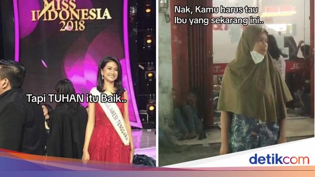 8 Foto Finalis Miss Indonesia 2018 yang Viral Kini Jadi Emak-emak Berdaster