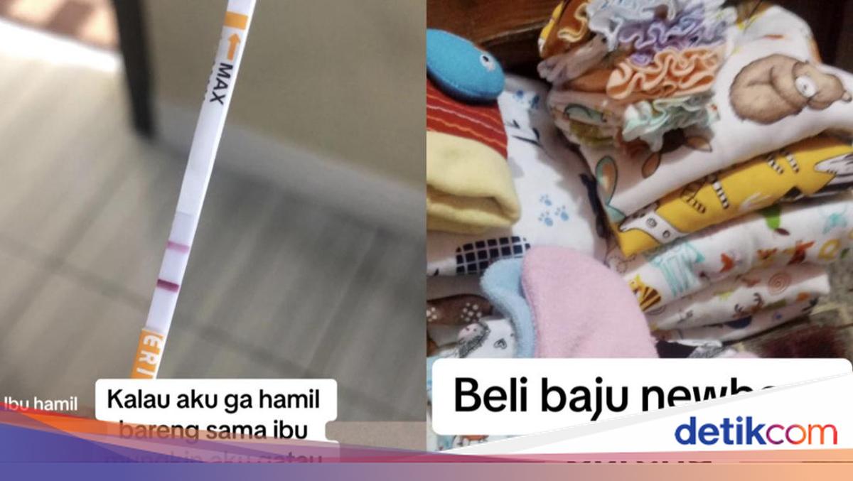 Viral Ibu dan Anak Ini Hamil Bareng, Begini Kisahnya