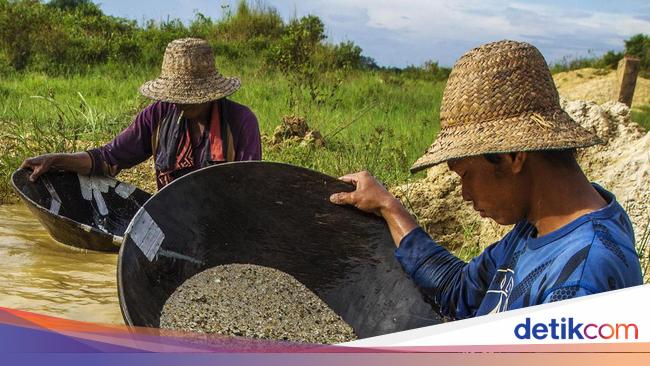 Mengintip Pendulang Intan di Kalimantan