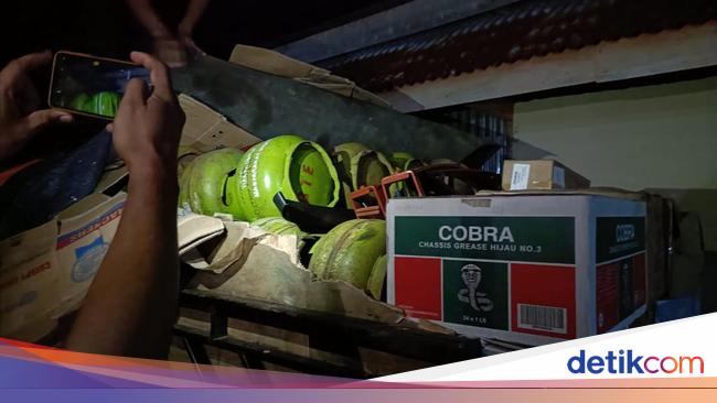 Polisi Gagalkan Penyelundupan LPG 3 Kg di Palopo, 174 Tabung Gas Disita