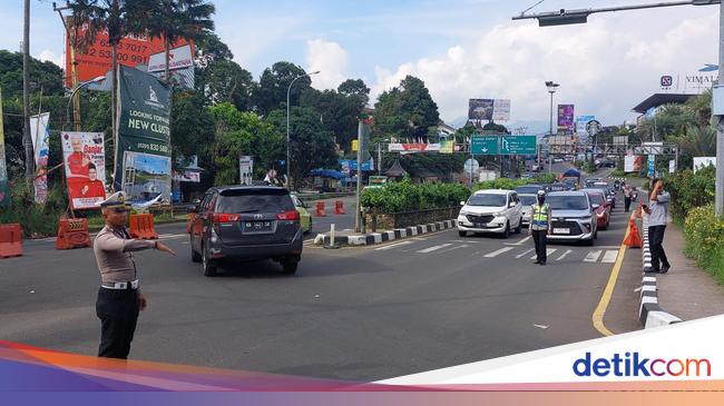 One Way Jakarta Arah Puncak Berakhir, Lalin Kembali Normal Dua Arah