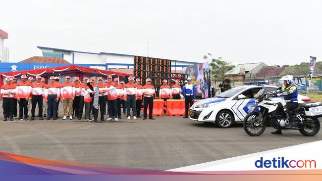 Sambut HUT Bhayangkara, Polri Gelar Lomba Safety Driving dan Safety Riding