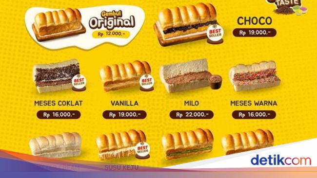 Roti Gembul Makassar, Jajanan Kekinian dengan Berbagai Varian Rasa yang ...